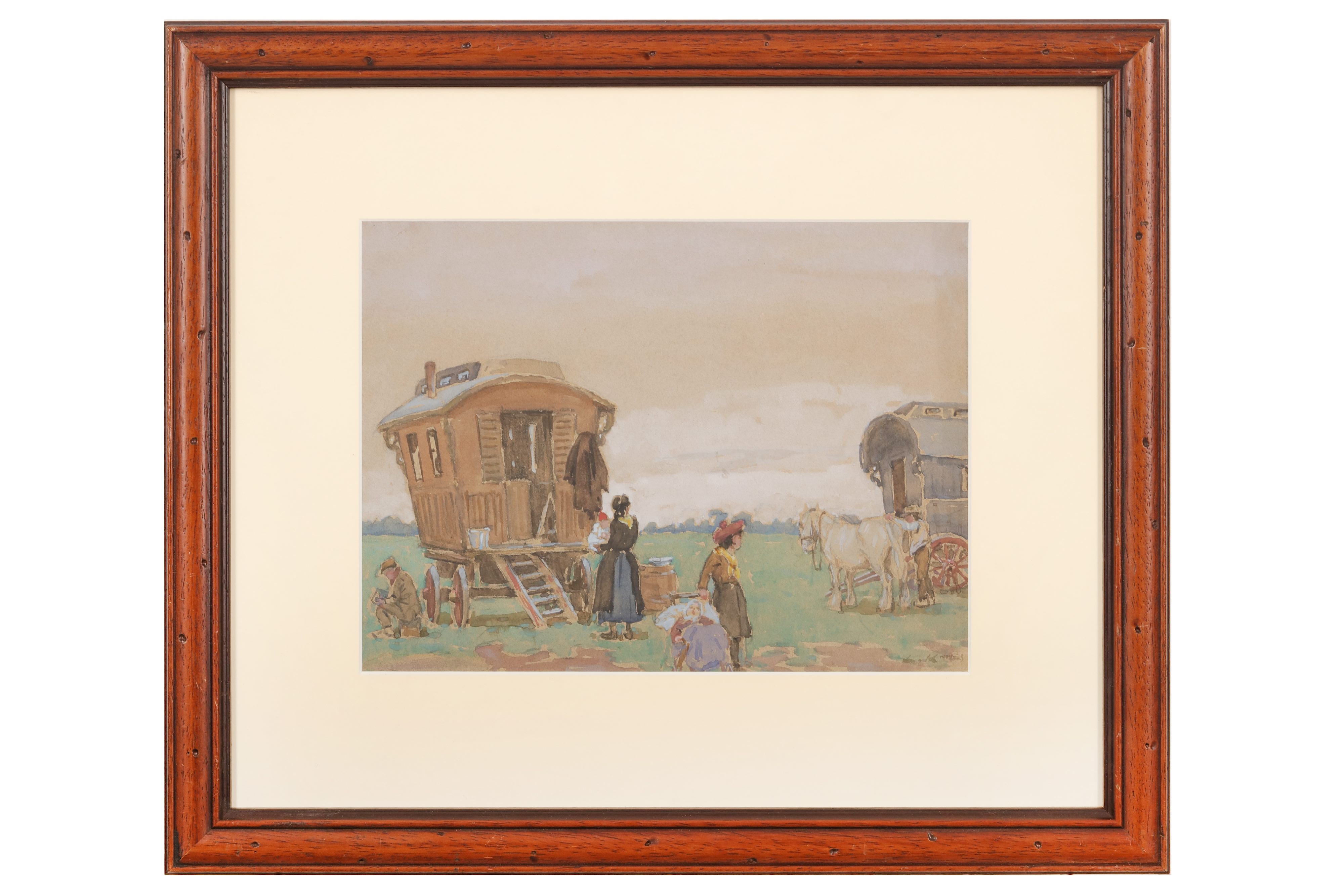 Lucy Kemp-Welch | Gypsy wagons | MutualArt