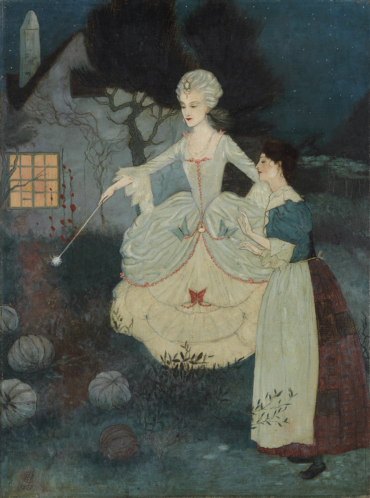Frederic Augustus Chapman | Cinderella and the Fairy Godmother (1927 ...