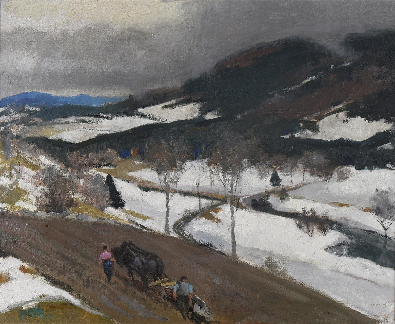 André Roz | The ploughing | MutualArt