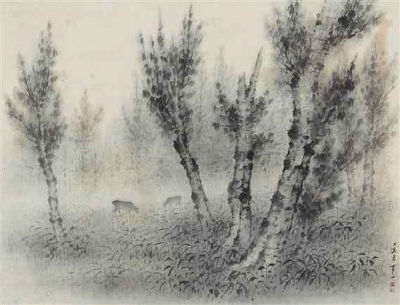 Lee Sang-Beom | A Paused Day (1947) | MutualArt