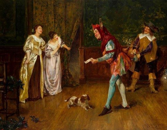 Henry Gillard Glindoni | Dismissal of Archy, the King's Jester | MutualArt