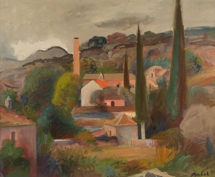 Georg Merkel | Allegorical Self-portrait (Circa 1930) | MutualArt