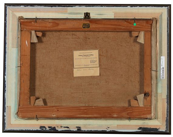 Max Ludwig Lebling | Puppies and Cats in the Barn | MutualArt