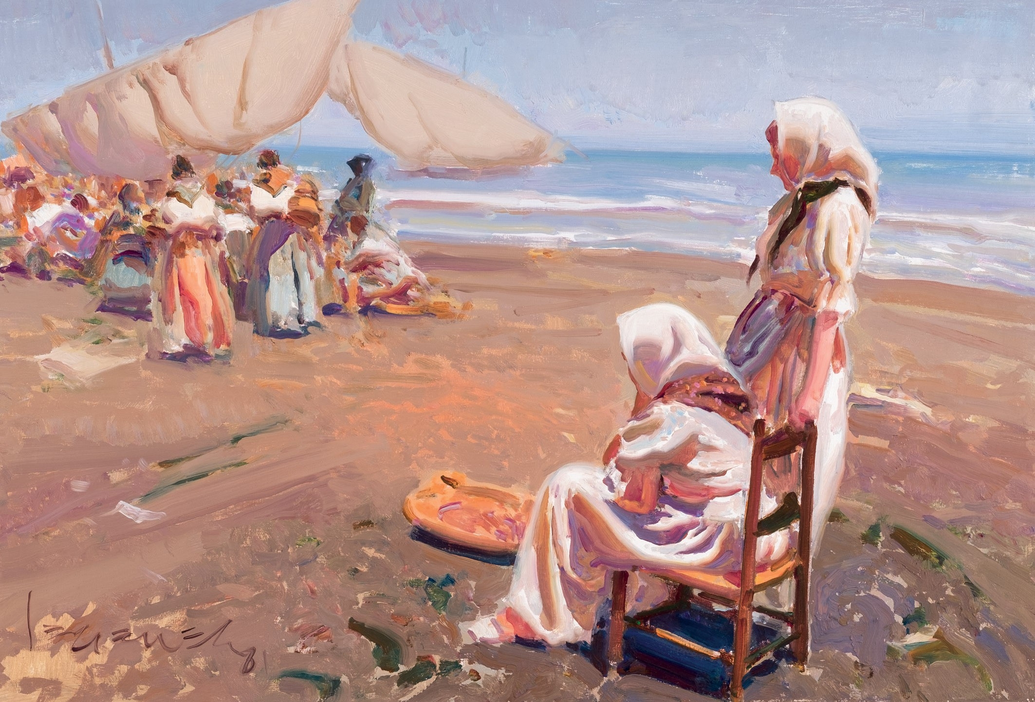 Eustaquio Segrelles | Playa de Nazaret | MutualArt
