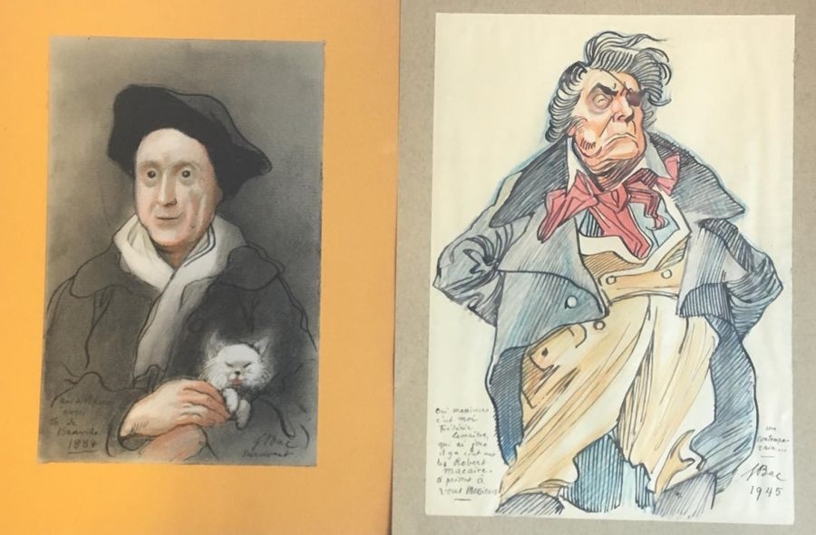 Ferdinand Bac | Réunion de dix dessins humoristiques | MutualArt