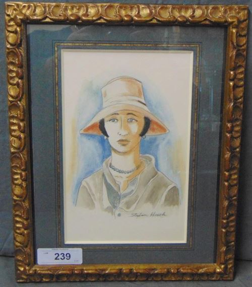 Stefan Hirsch | Woman Portrait (Circa 1940) | MutualArt