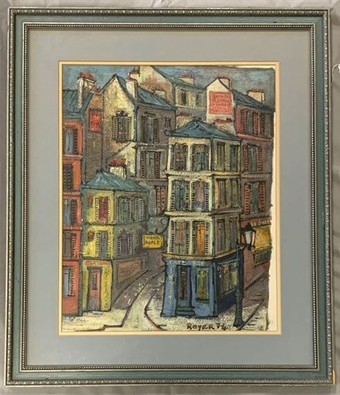 Paul Henri Royer | French Street Scene | MutualArt