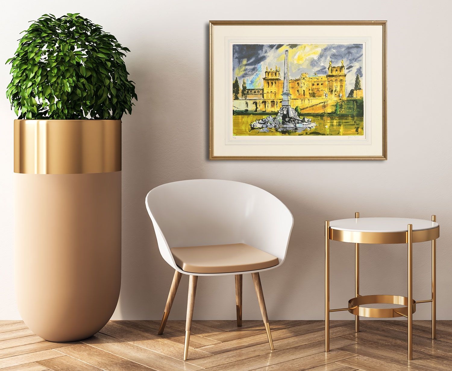 John Piper | Duchene Fountain Blenhiem | MutualArt