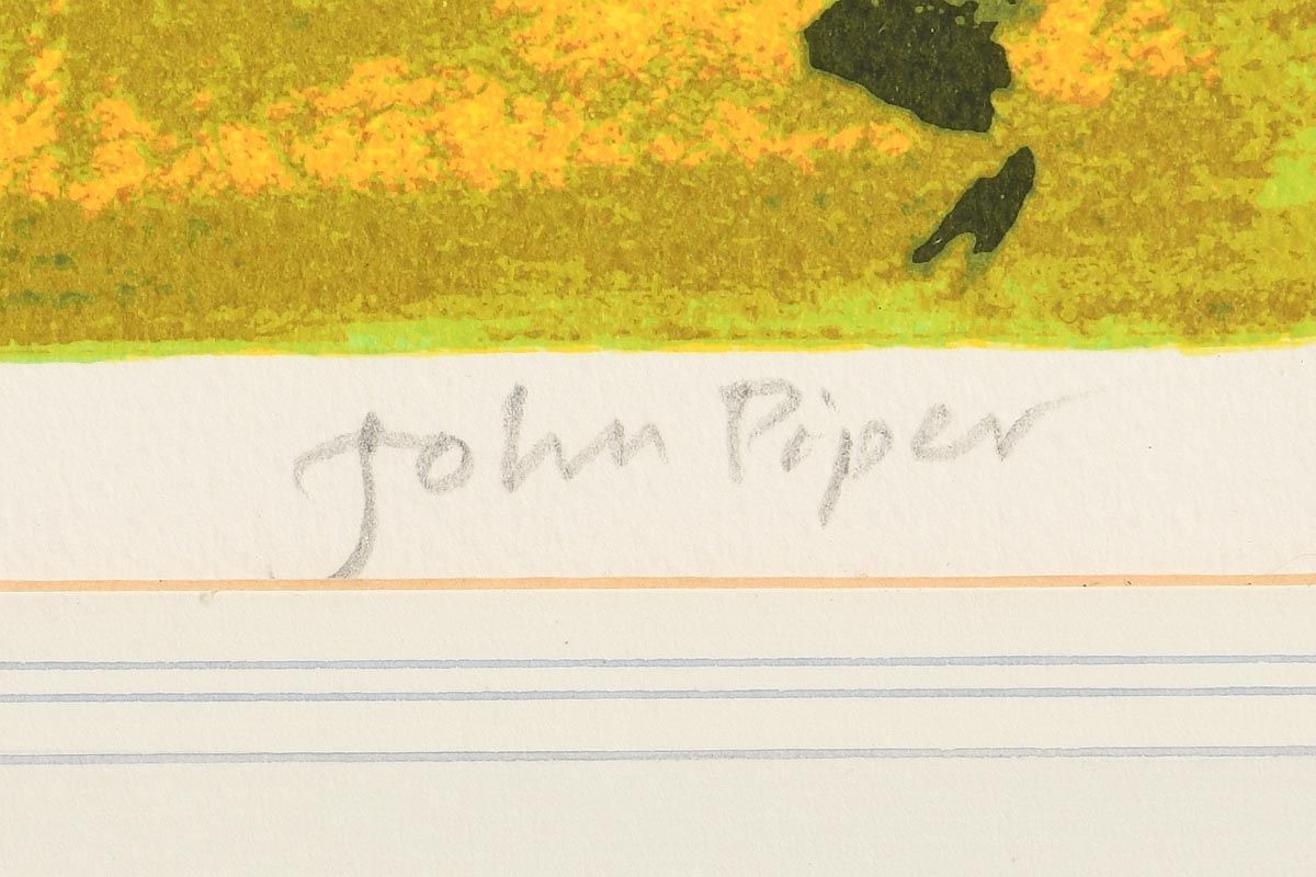 John Piper | Duchene Fountain Blenhiem | MutualArt