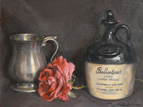Oisin Roche | Still Life with Rose (2015) | MutualArt