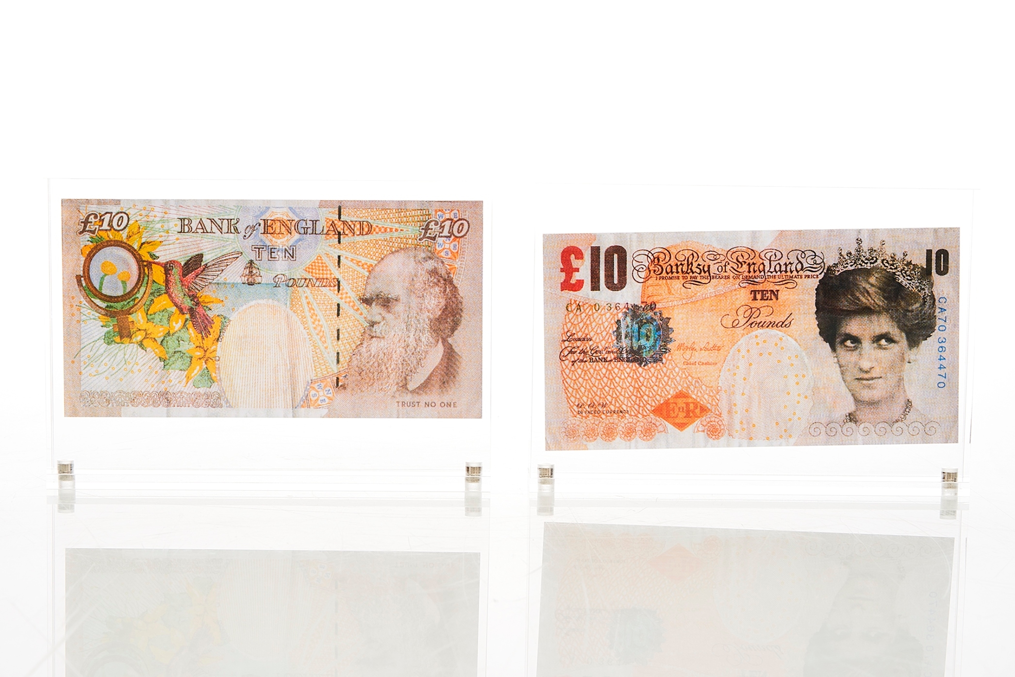 Banksy | Two works: Di-Faced Tenner Note (Ten Pounds) | MutualArt
