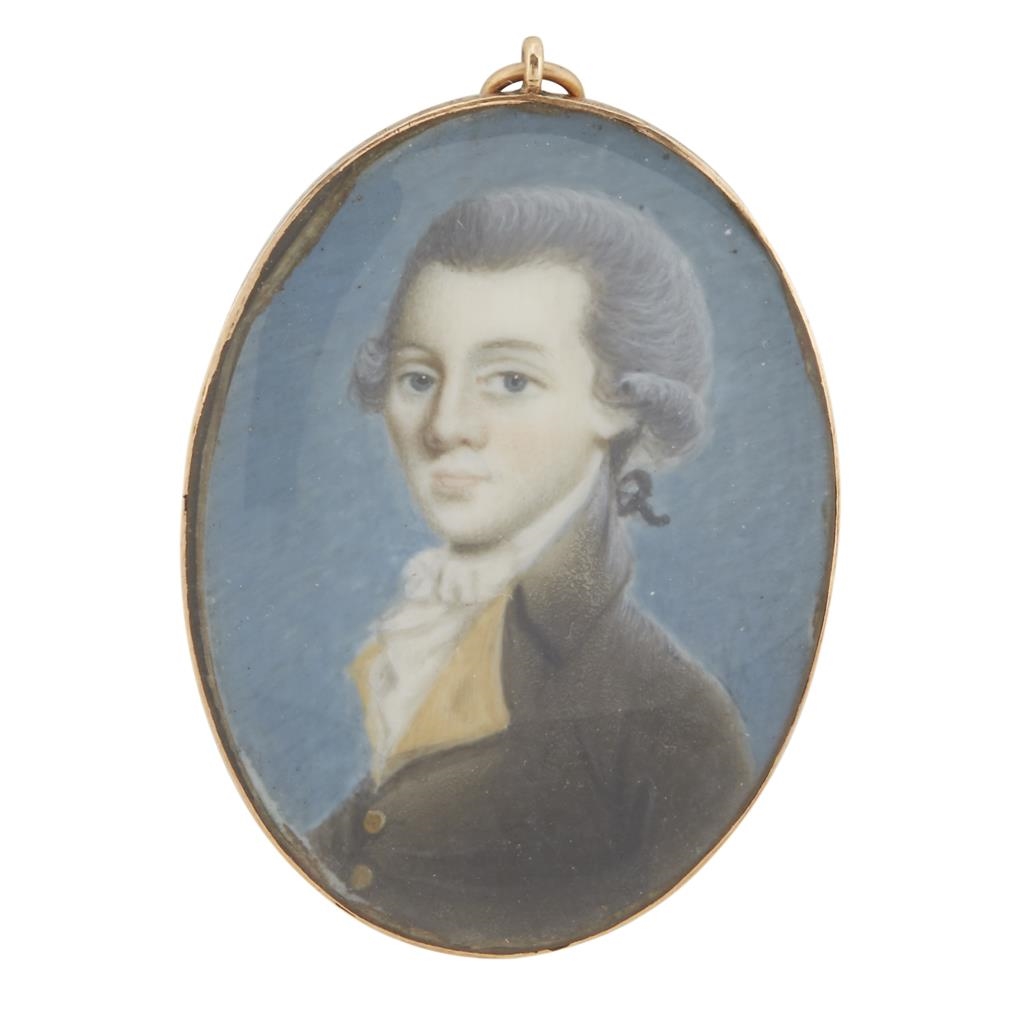 Joseph Dunkerley | Portrait miniature of a gentleman | MutualArt