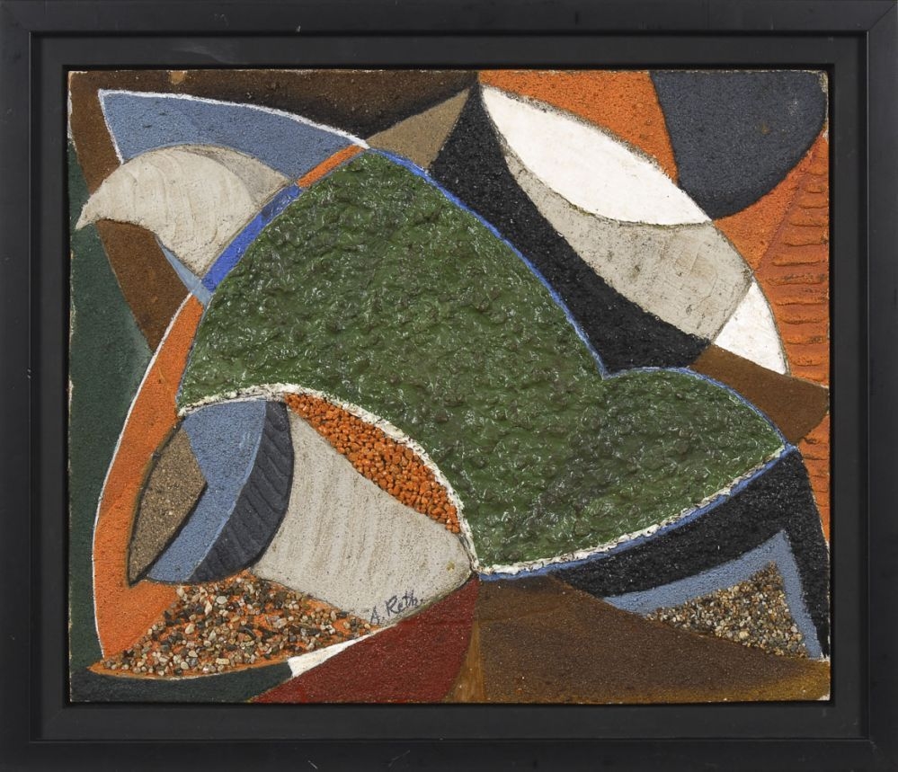 Alfred Reth | Abstrakte Collage | MutualArt