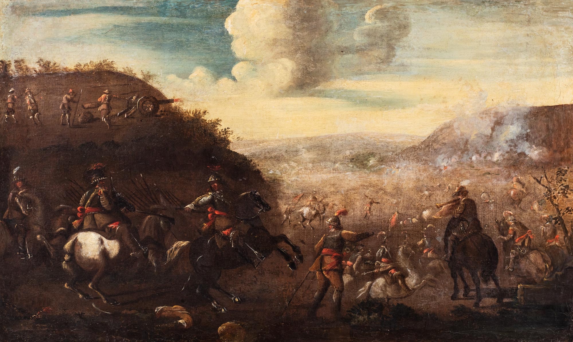 Salvator Rosa | Battle scene | MutualArt