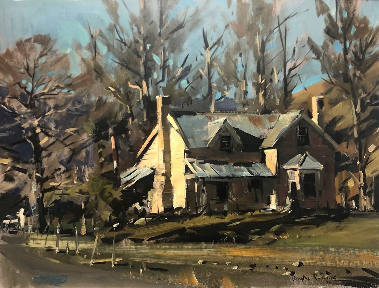 Douglas Badcock | Arrowtown (1973) | MutualArt