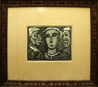 Rouault Georges | Figure de femme (Buste) (Circa 1909) | MutualArt