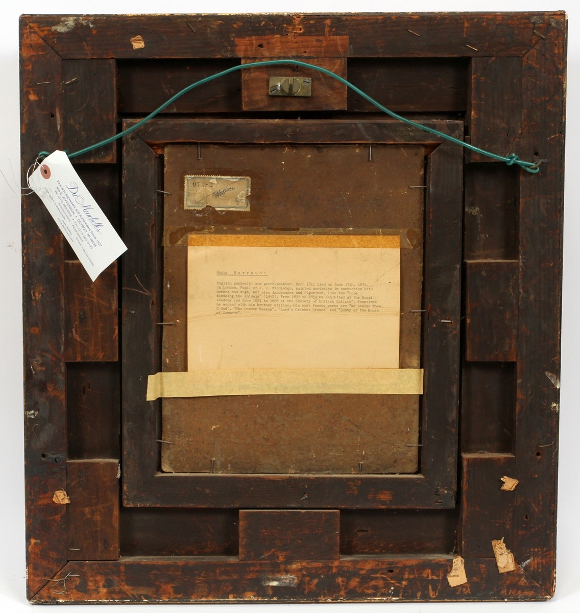 Henry Barraud | PORTRAIT OF GENTLEMAN | MutualArt