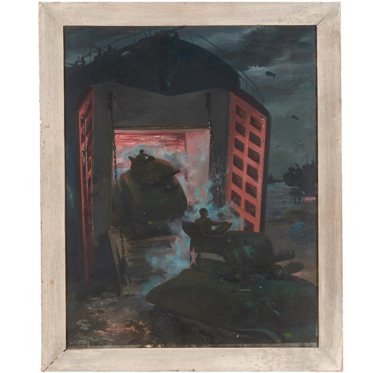 Lawrence Beall Smith | Monster of Omaha Beach (Circa 1944) | MutualArt