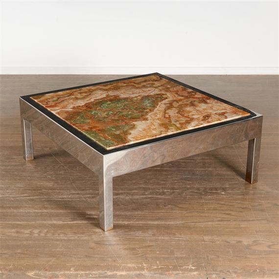 Leon Rosen | Onyx Topped Coffee Table (20th Century) | MutualArt