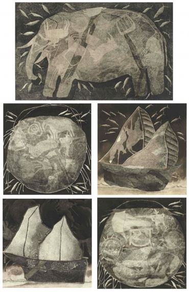 Pippa Skotnes | In the Wake of the White Wagons, five etchings (1993 ...