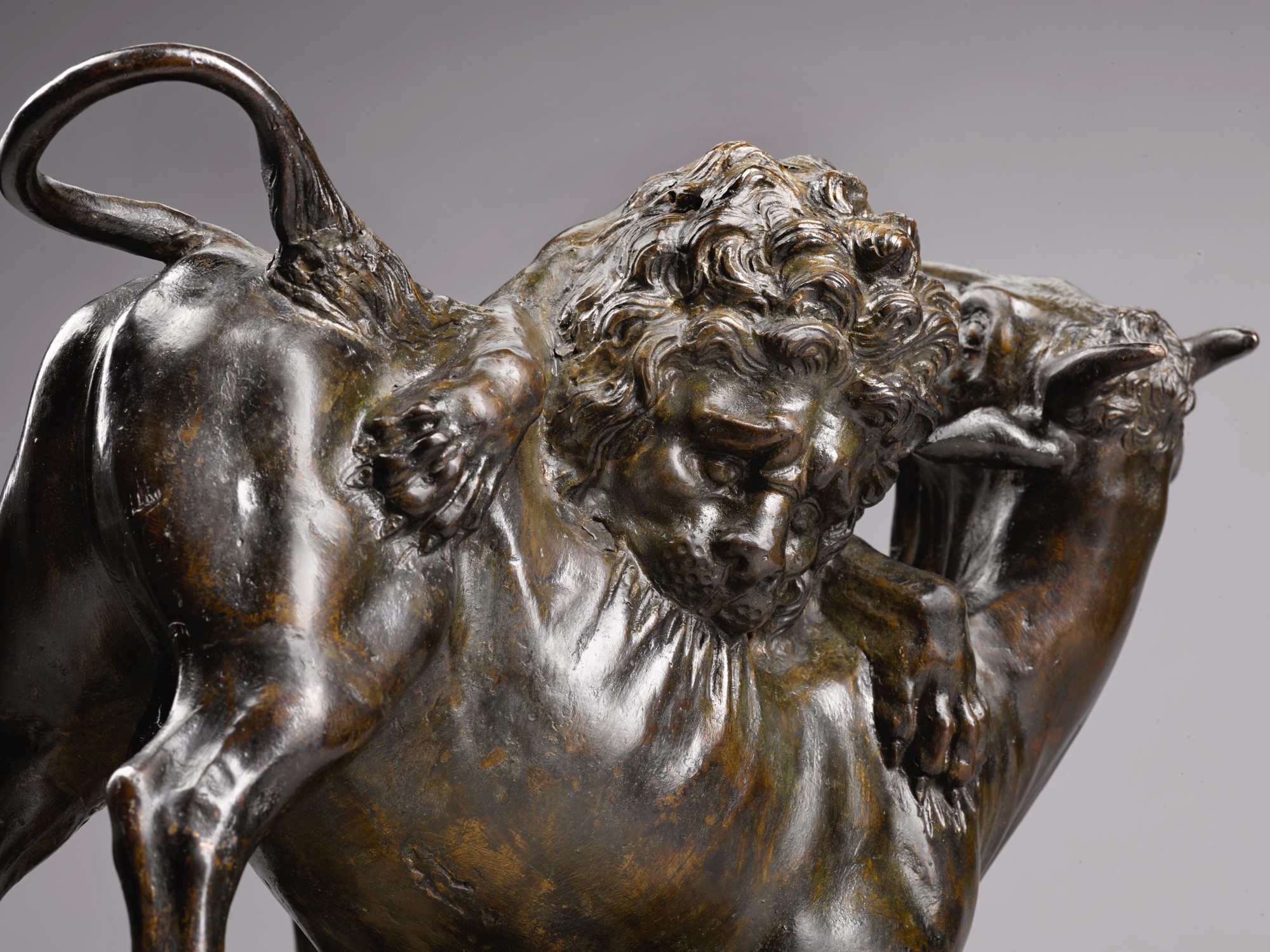 Giambologna | LION ATTACKING A BULL AND LION ATTACKING A HORSE (Early ...