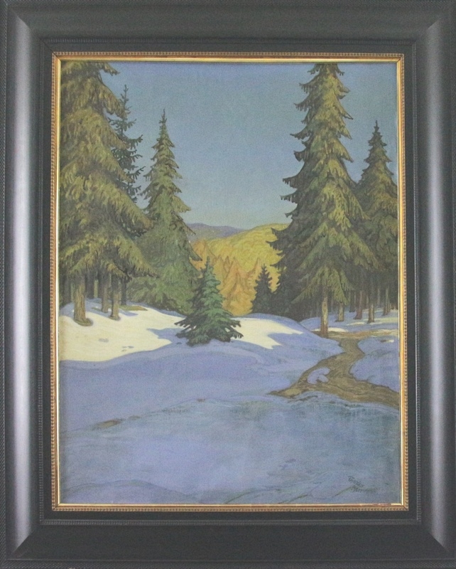 Theodor Herrmann | Schneeschmelze im Wald (1920) | MutualArt