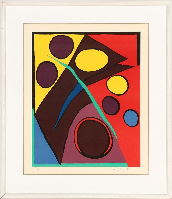 Richard Mortensen | Composition (1970) | MutualArt