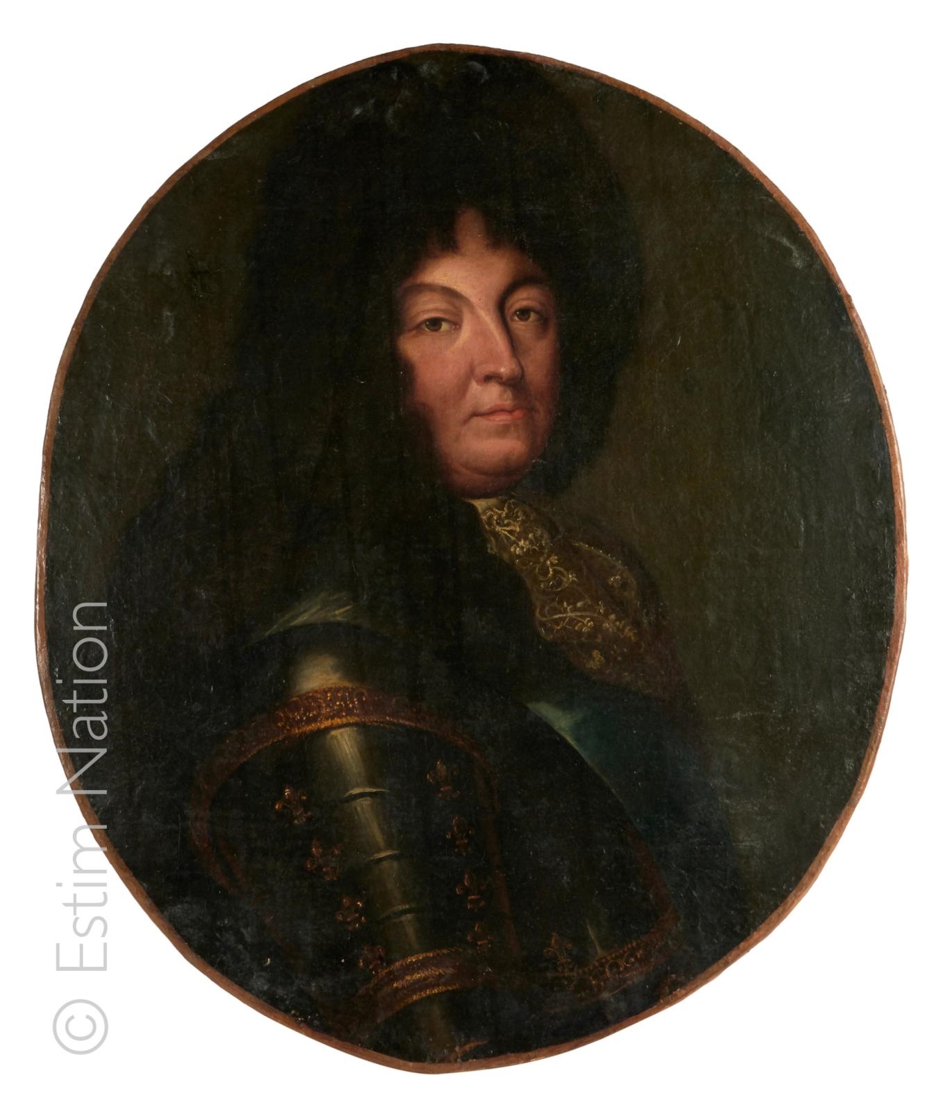 Hyacinthe Rigaud | Portrait of Louis XIV in armor (Circa 1700) | MutualArt