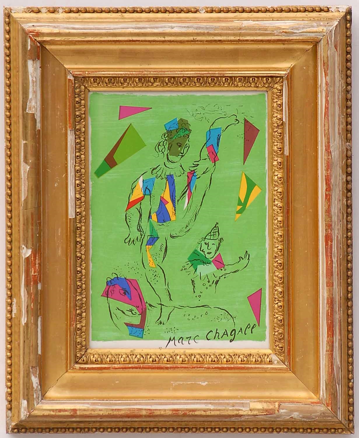 Marc Chagall | The Green Acrobat (1979) | MutualArt