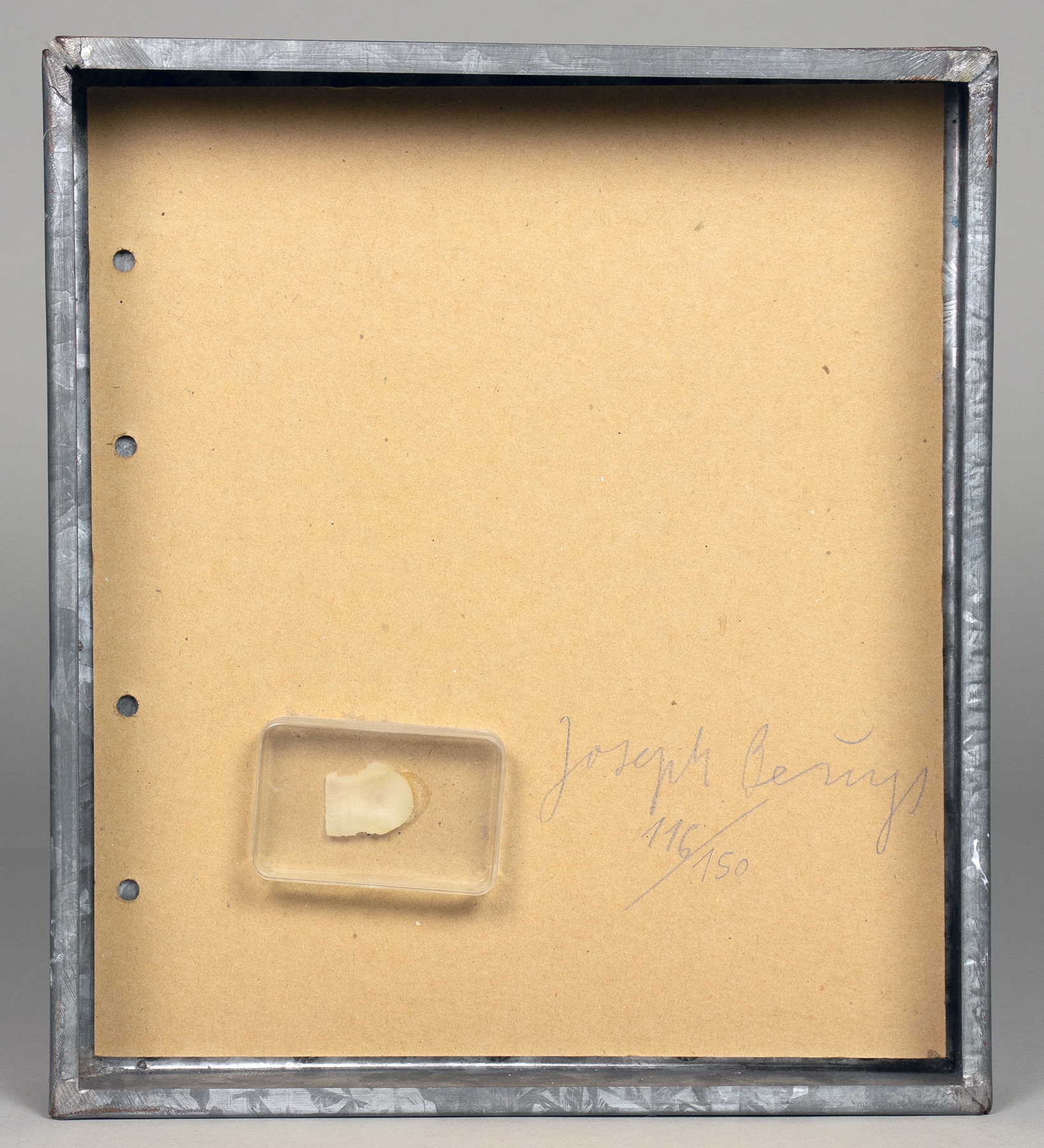 Joseph Beuys | FINGERNAGELABDRUCK AUS GEHÄRTETER BUTTER (1971) | MutualArt