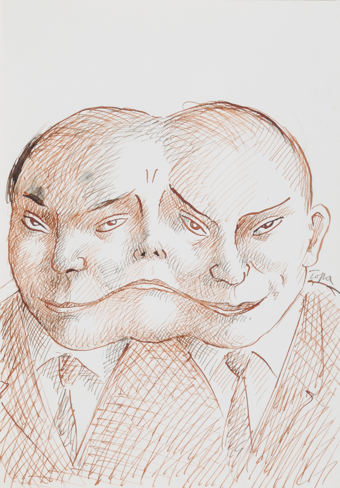 Roland Topor | Visages | MutualArt