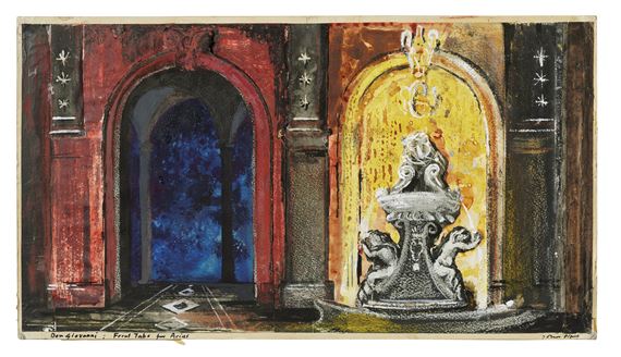 John Piper | Set Design for Don Giovanni | MutualArt
