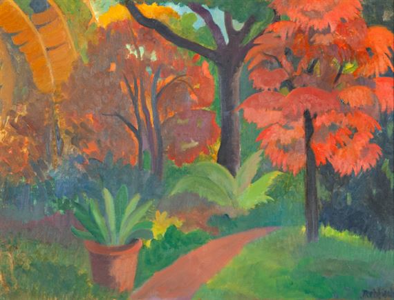 Alison Rehfisch | PATHWAY THROUGH THE GARDEN | MutualArt