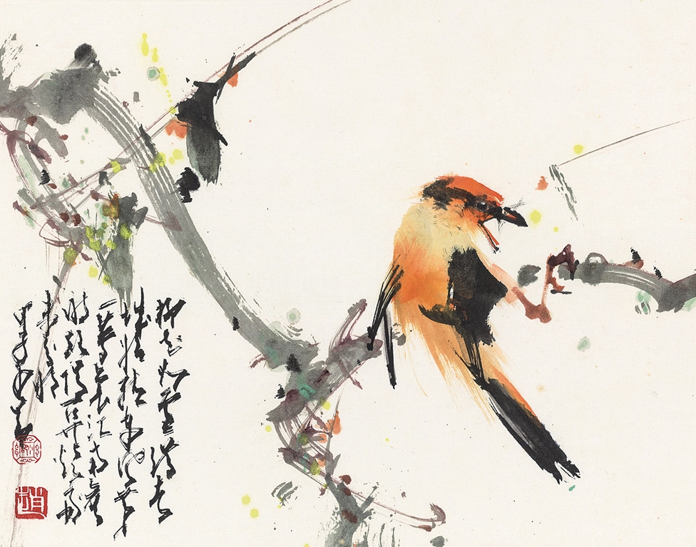 Zhao Shao'ang | Peach blossom boat | MutualArt