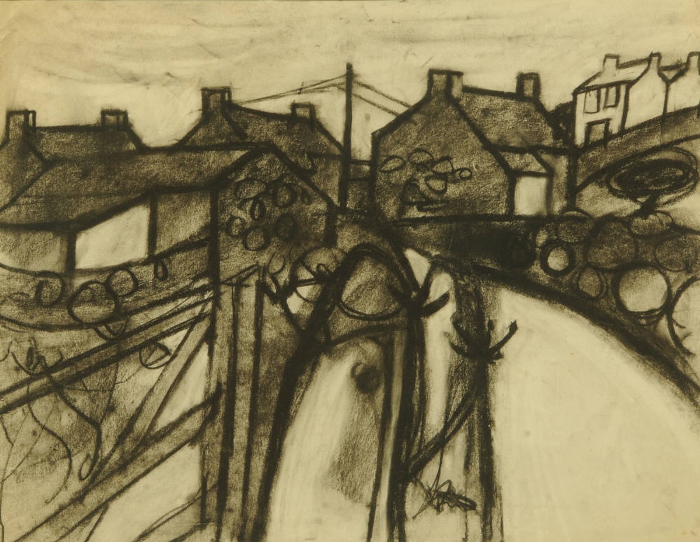 Percy Kelly | Up the Hill | MutualArt