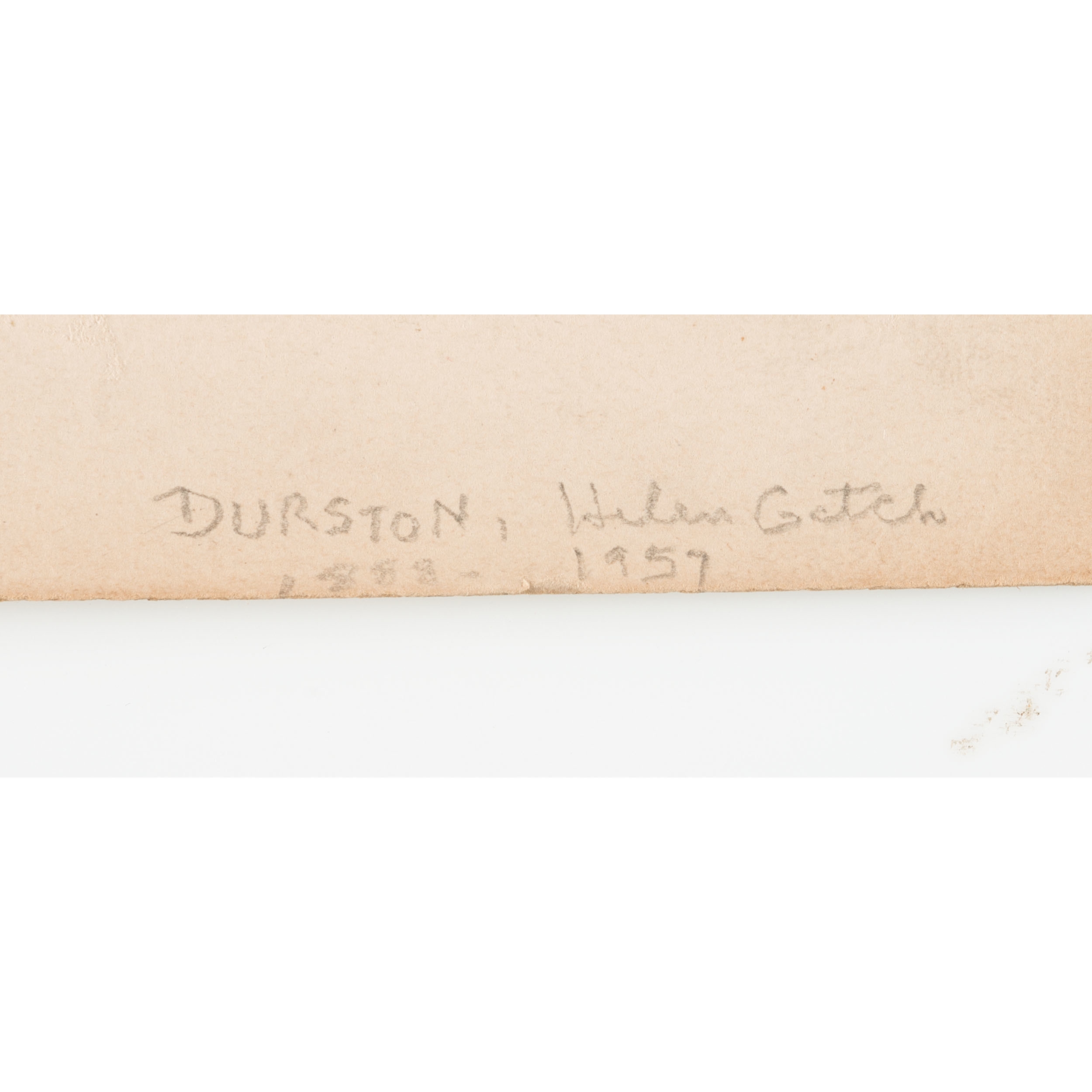 Helen Gatch Durston | Pencil Drawing of the White House (20th Century ...