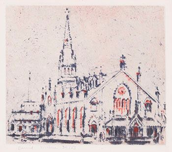 David B. Milne | St. Michael’s Cathedral (1943) | MutualArt