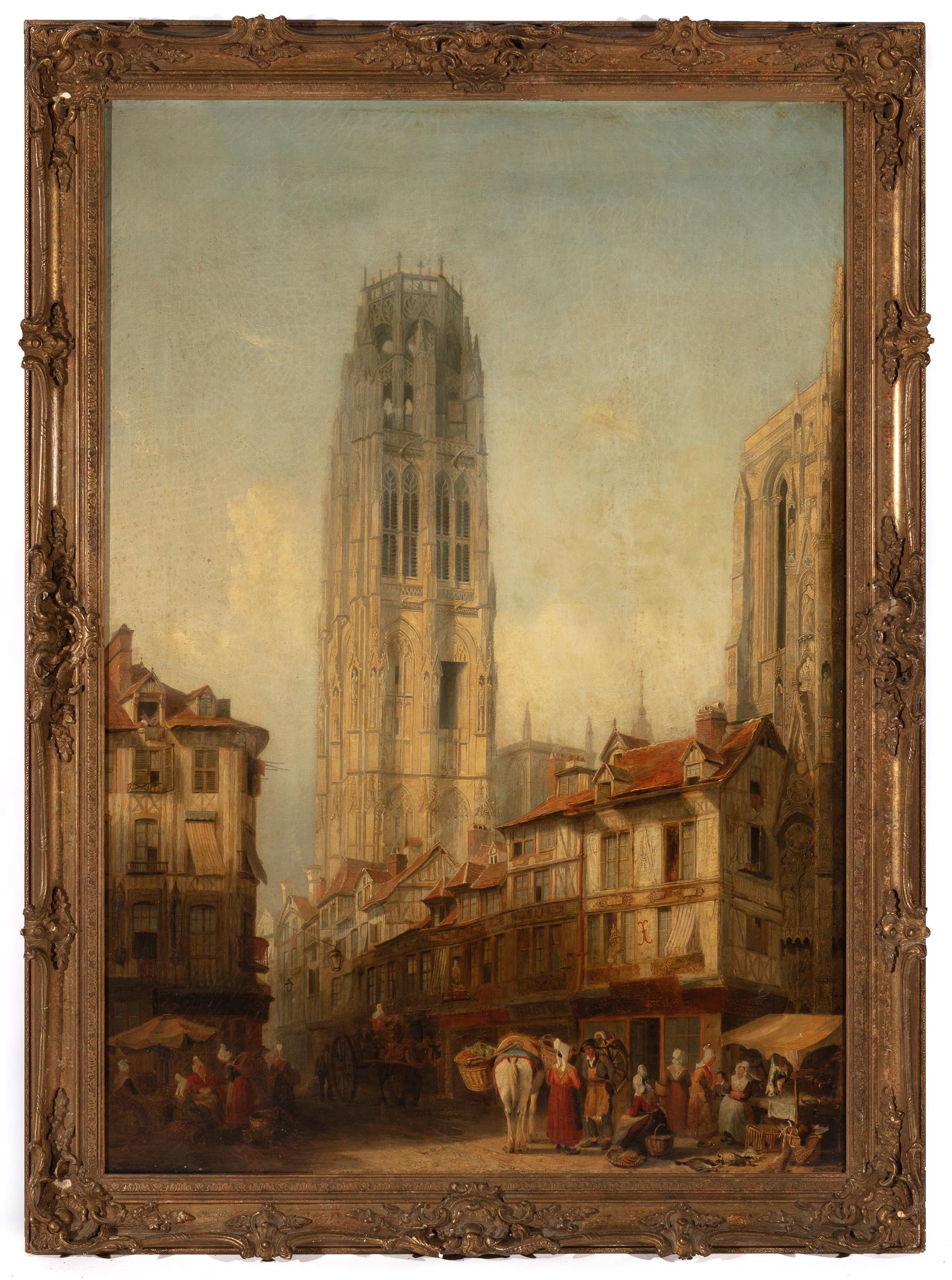 Henry Gritten | French Street Scene II (1853) | MutualArt