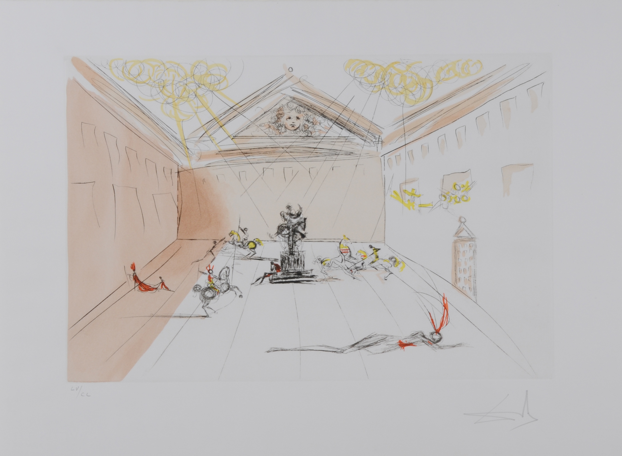 Salvador Dalí | Plaza Mayor (1973) | MutualArt