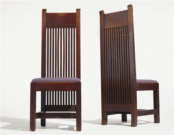 Frank Lloyd Wright | TWO IMPORTANT CHAIRS FROM THE WARD W. WILLITS ...