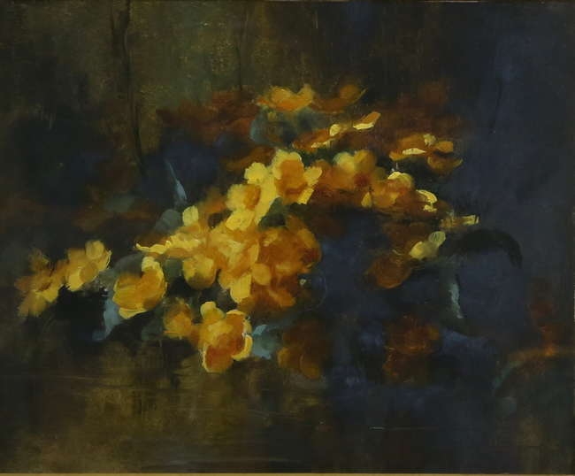 Reginald Machell | Still life of yellow flowers | MutualArt