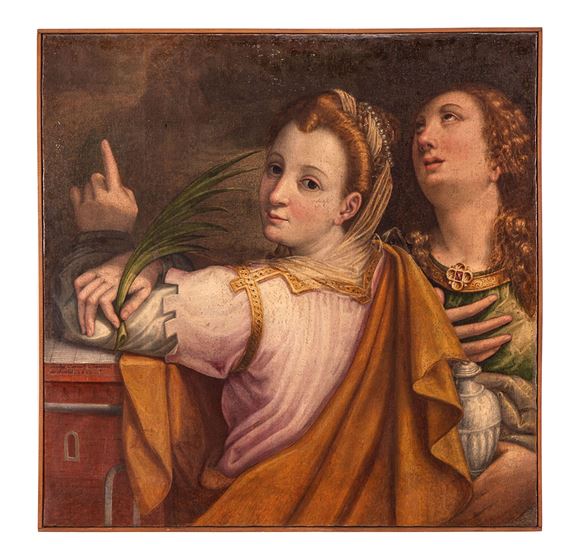 Andrea Mainardi | Santa Maria Maddalena e una santa martire (Santa ...