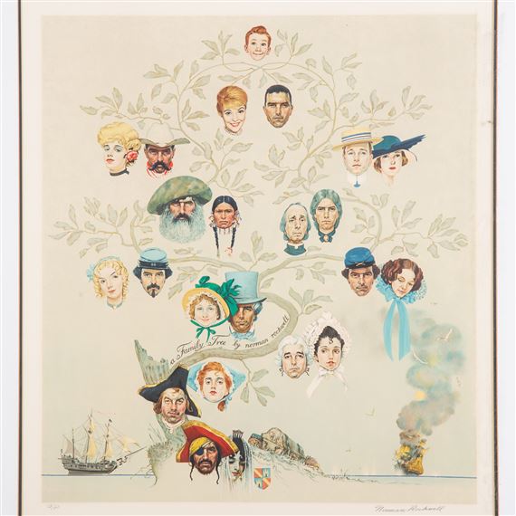 Norman Rockwell | A Family Tree | MutualArt