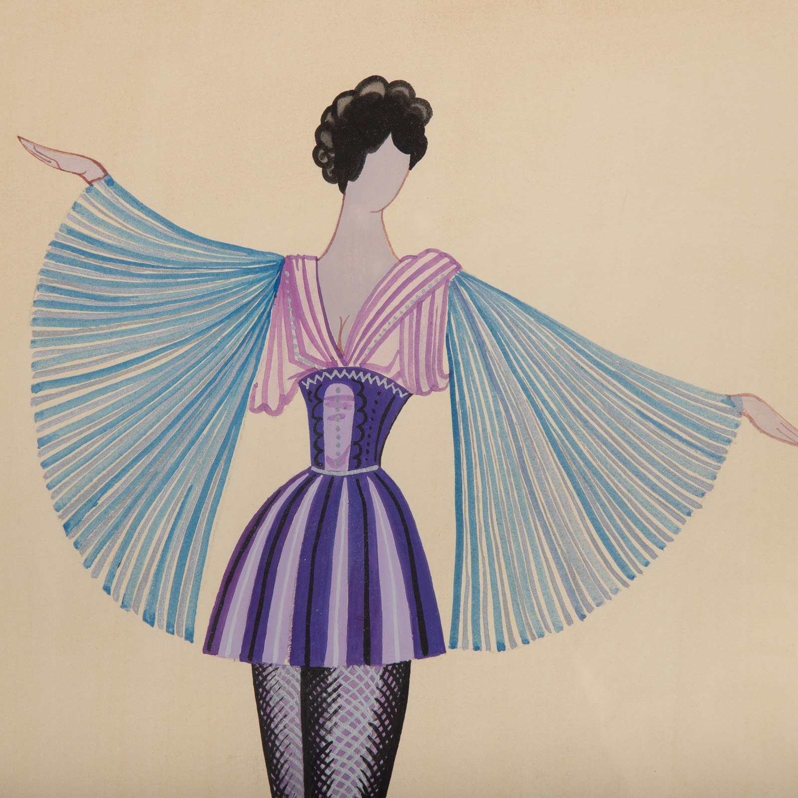 Erté | Erte. Costume Design Sketch | MutualArt