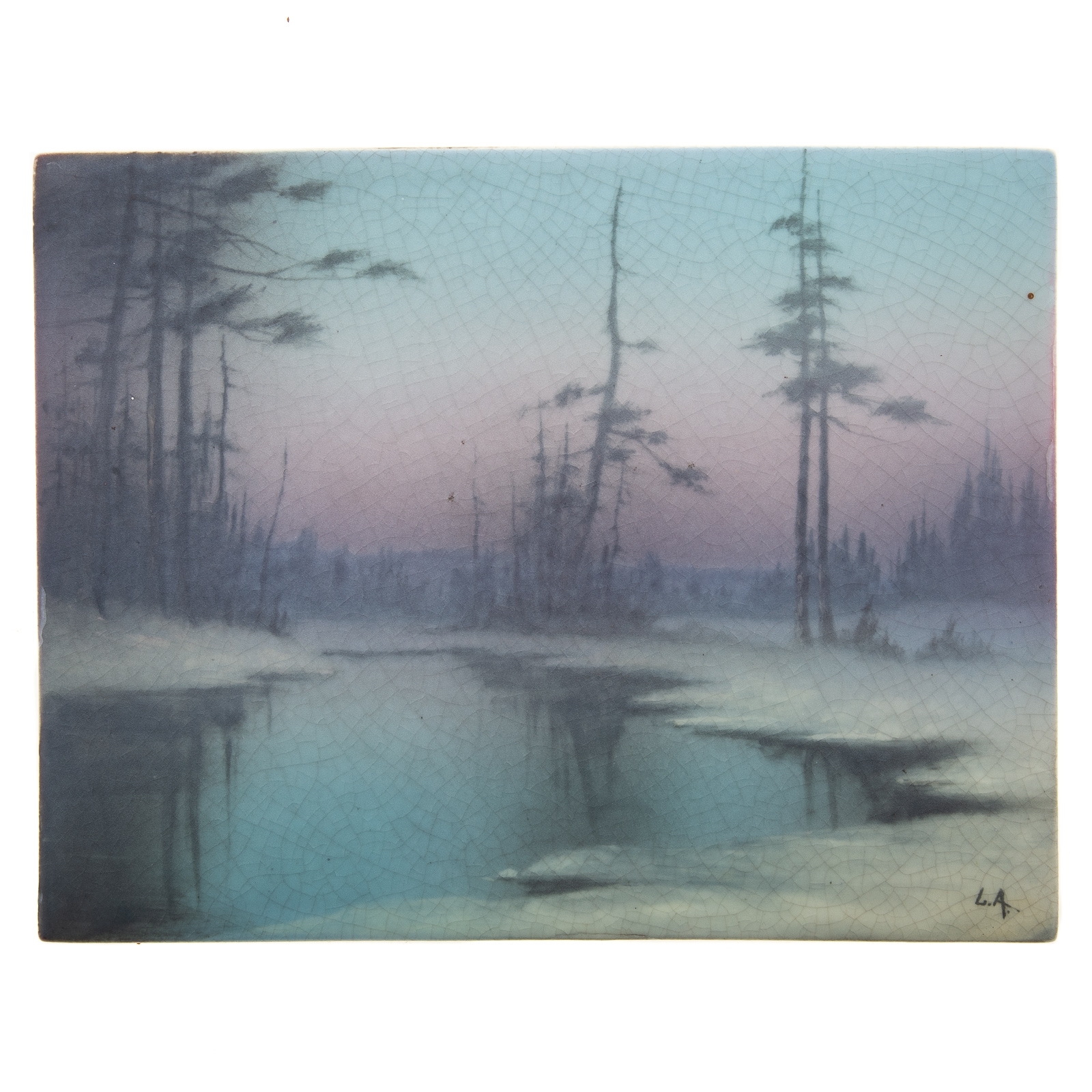 Lenore Asbury | Rookwood Scenic Velum Plaque by Lenore Asbury | MutualArt