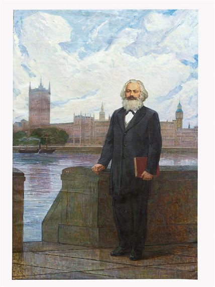 Russian School, 20th Century | Extraordinary large Hall Painting of ...