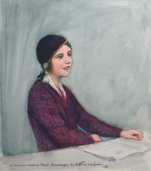 Émile Friant | Portrait de Madame Gustave Paul (1888) | MutualArt