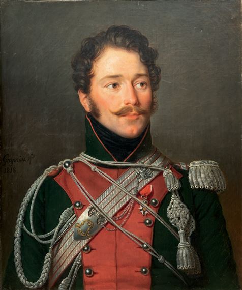 Albert Gregorius | Portrait de François Bourlon de Chevigné Moncey ...