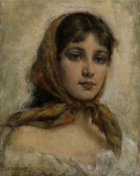 Alexej Harlamoff | Portrait of a Lady | MutualArt