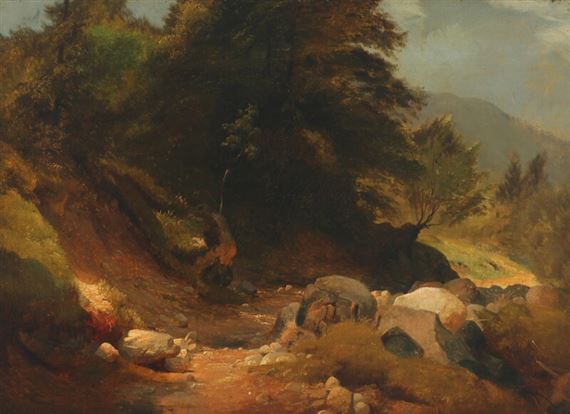 Niels Simonsen | Mountain scenery (1839) | MutualArt